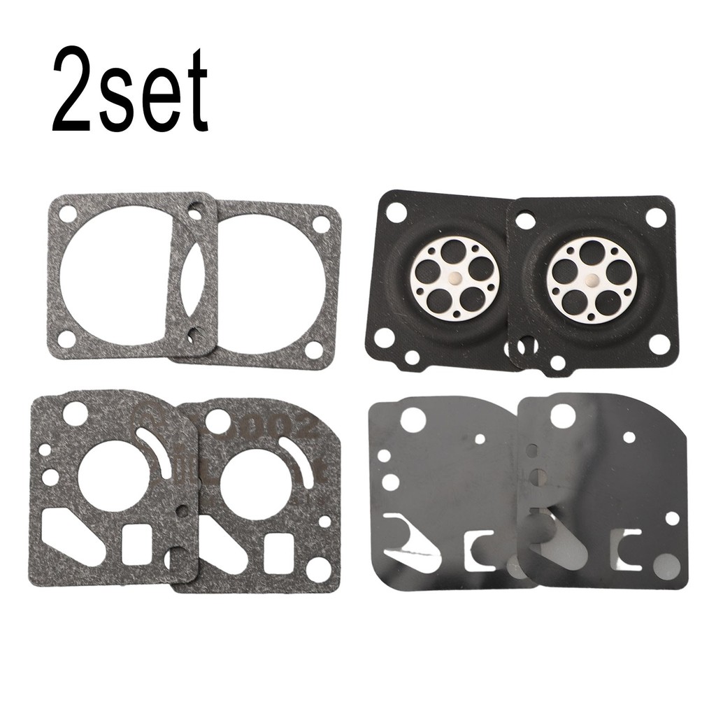 2 Sets Carburetor Diaphragm Repair Kit For Ruixing Carbs for Homelite ...