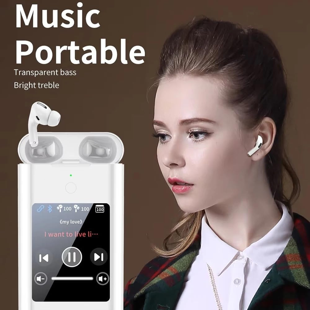 3-in-1 Wireless Bluetooth Earphone with Multifunctional Touch Screen ...