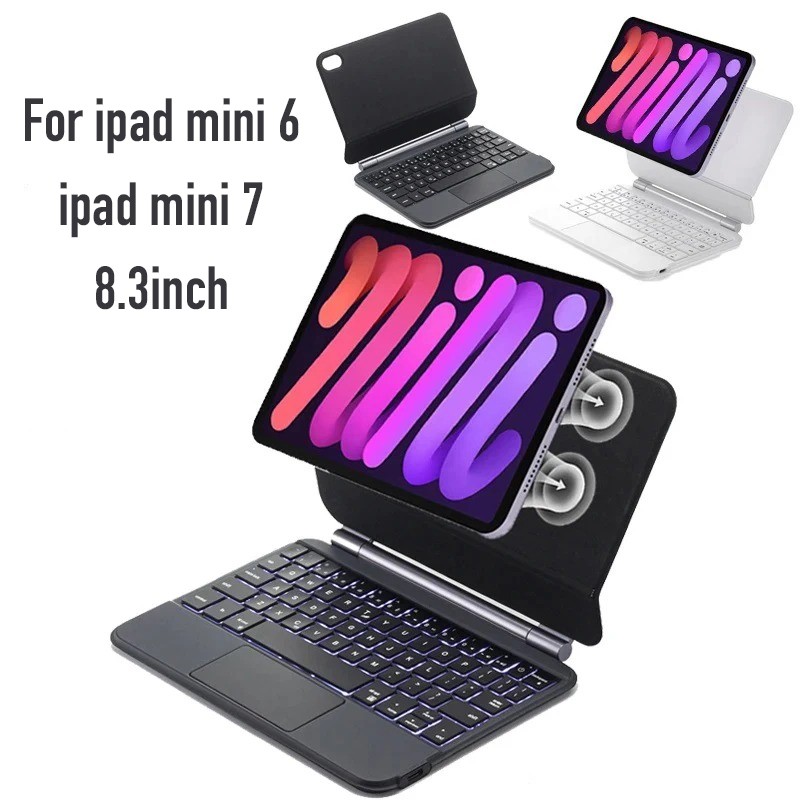 in stock Keyboard For iPad Mini 6 7 Keyboard Case 8.3 inch with Backlit ...