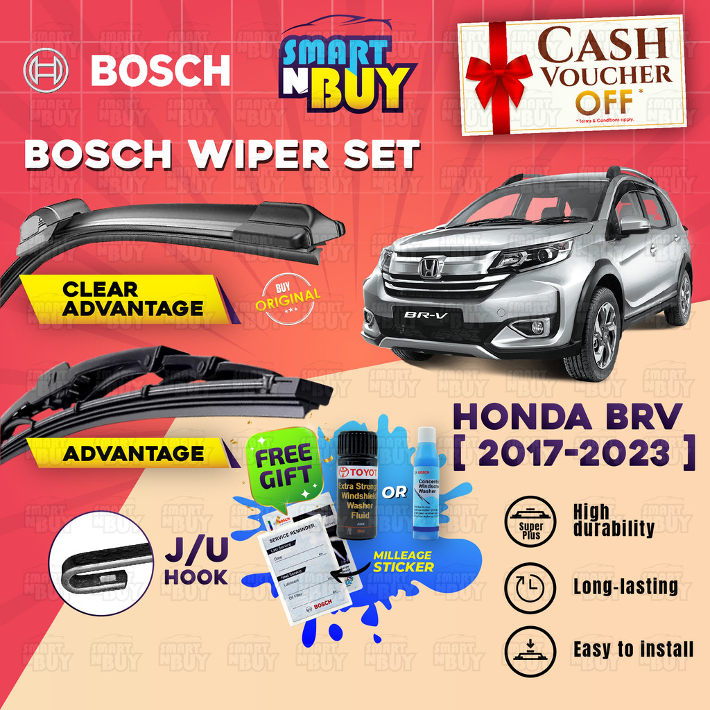 Bosch Clear Advantage Wiper Original Set Front Windshield Cleaner Air ...
