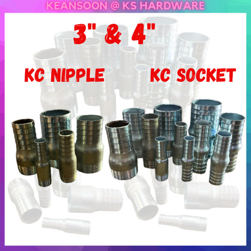 3” & 4" King Combination (KC) Nipple Galvanized Iron KC Nipple / KC Socket / KC UNION | Shopee ...