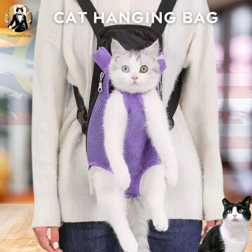 Pet Backpack Carrier For Cat Dogs Front Travel Dog Bag Carrying For ...