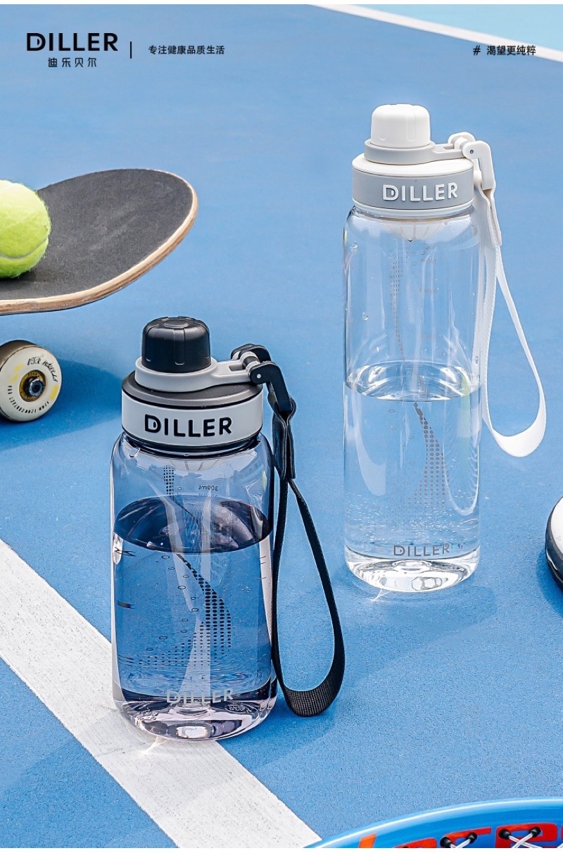 Diller Sports Tritan Direct Drinking Water Bottle with tea Filter Leakproof D2428 (500ml/700ml ...