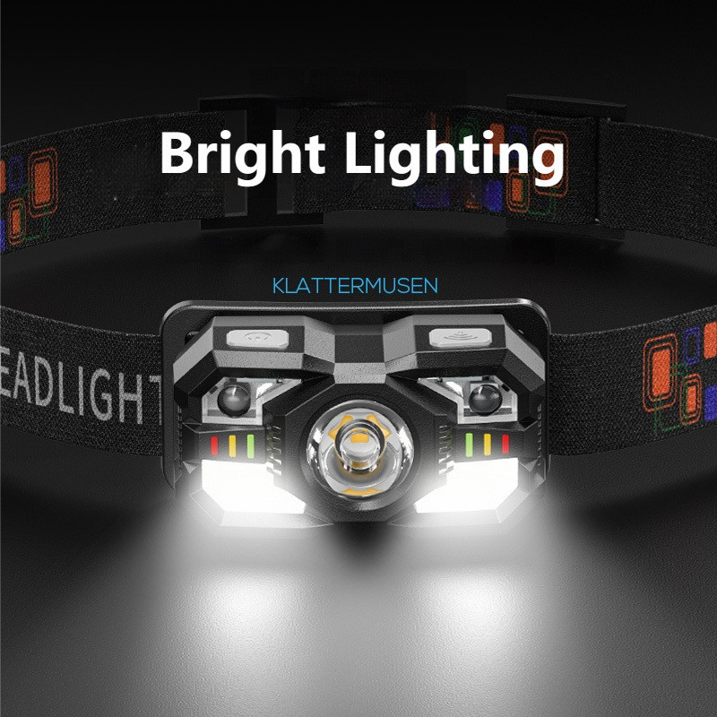 Intelligent Induction Headlights Three Light Sources Multifunctional ...