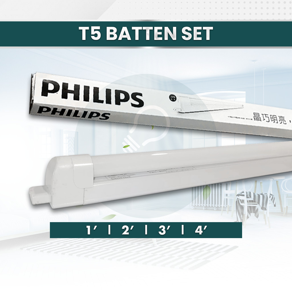 Philips T5 Tube Light Essential Batten Lampu T5 Panjang Lampu Siling ...
