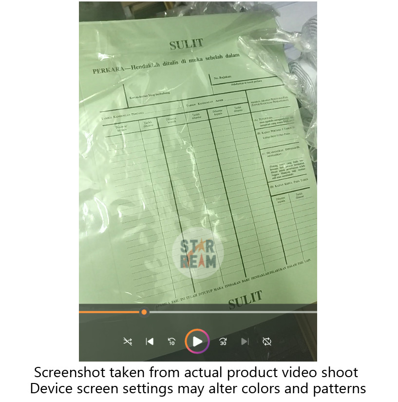 FAIL SULIT HIJAU AM436 50pcs [320gsm] Fail Sulit Hijau Lipat/Kulit Fail ...