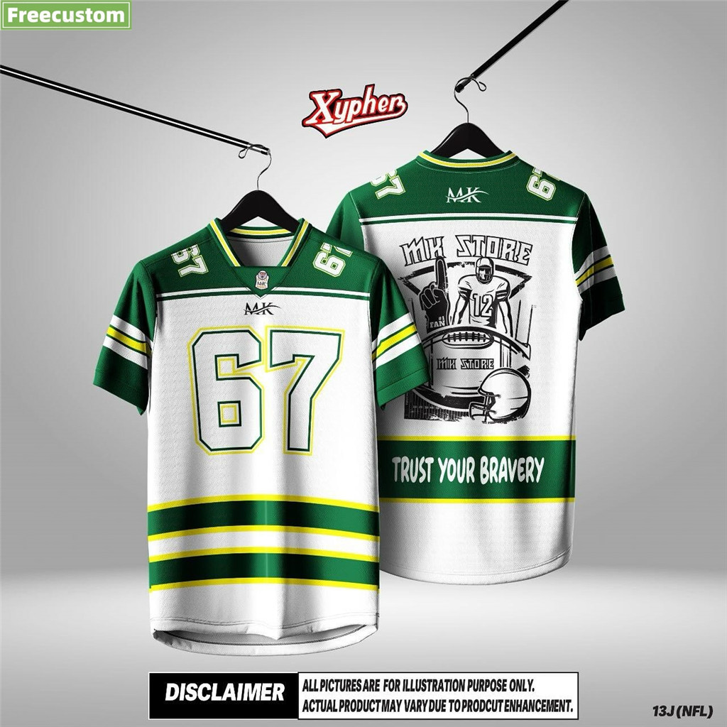 [Free Custom Name & Number] 2025 NFL Edition Jersey Baju Tshirt Man ...