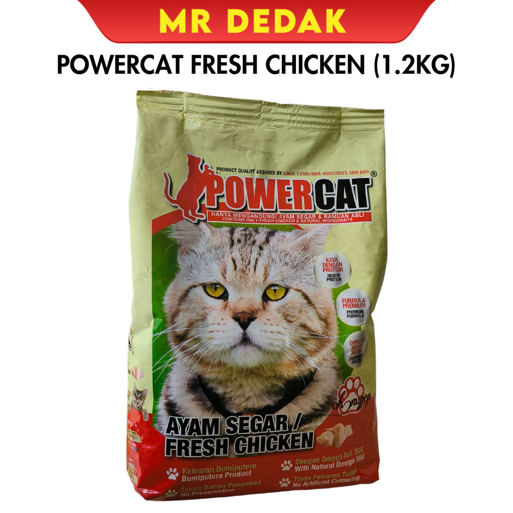 [1.2KG] POWERCAT FRESH CHICKEN | MAKANAN KUCING | CAT FOOD | FRESH ...