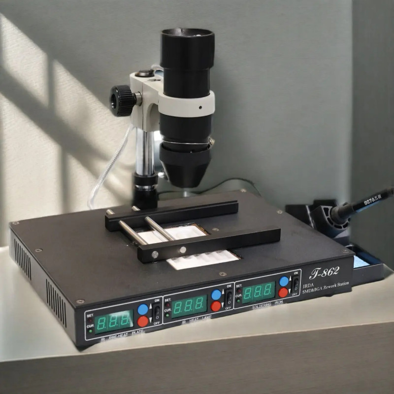 Authorized PUHUI T-862 IRDA SMD BGA IR Rework Station IRDA Soldering ...
