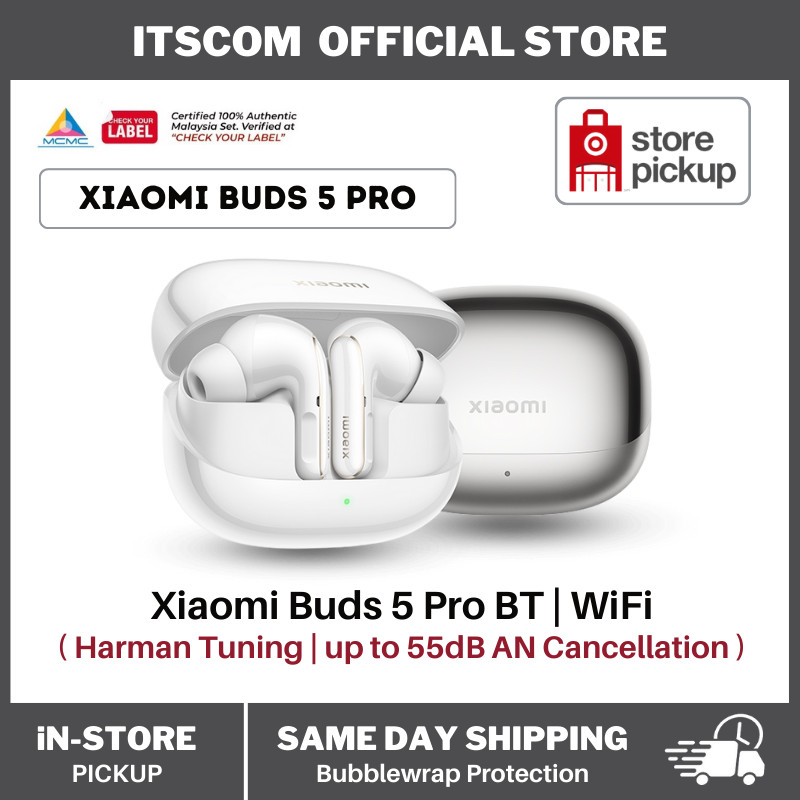 Xiaomi Buds 5 Pro BT/ WIFI | Lightweight and compact | Dual-amplifier ...