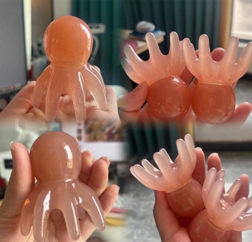 Octopus-shaped Acupressure Comb - Beauty Care Tool - Health Supplies ...