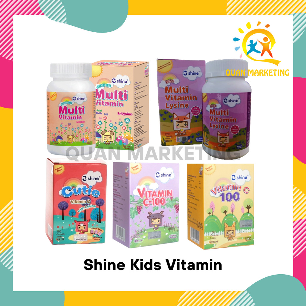 SHINE Vitamin C-100 (100's) / Multivitamin (100's) / Multivitamin with ...