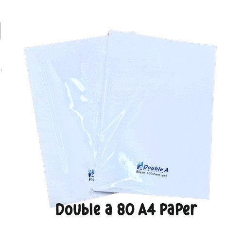 Double A 80 Gsm A4 Paper / Kertas A4 / Printing Paper / 30'S/Pck - 100 ...