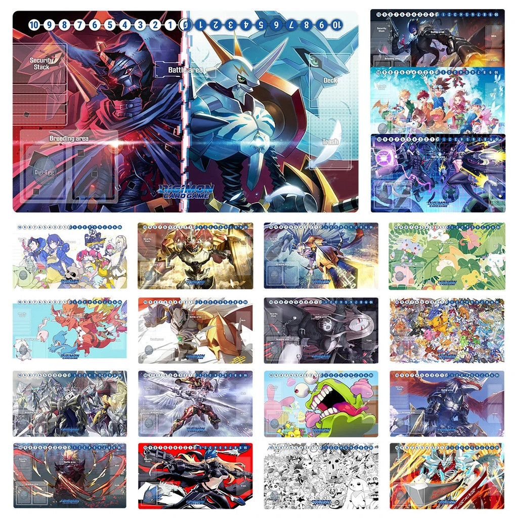 Digimon Playmat Omnimon Lady Devimon Beelzemon Imperialdramon Board ...
