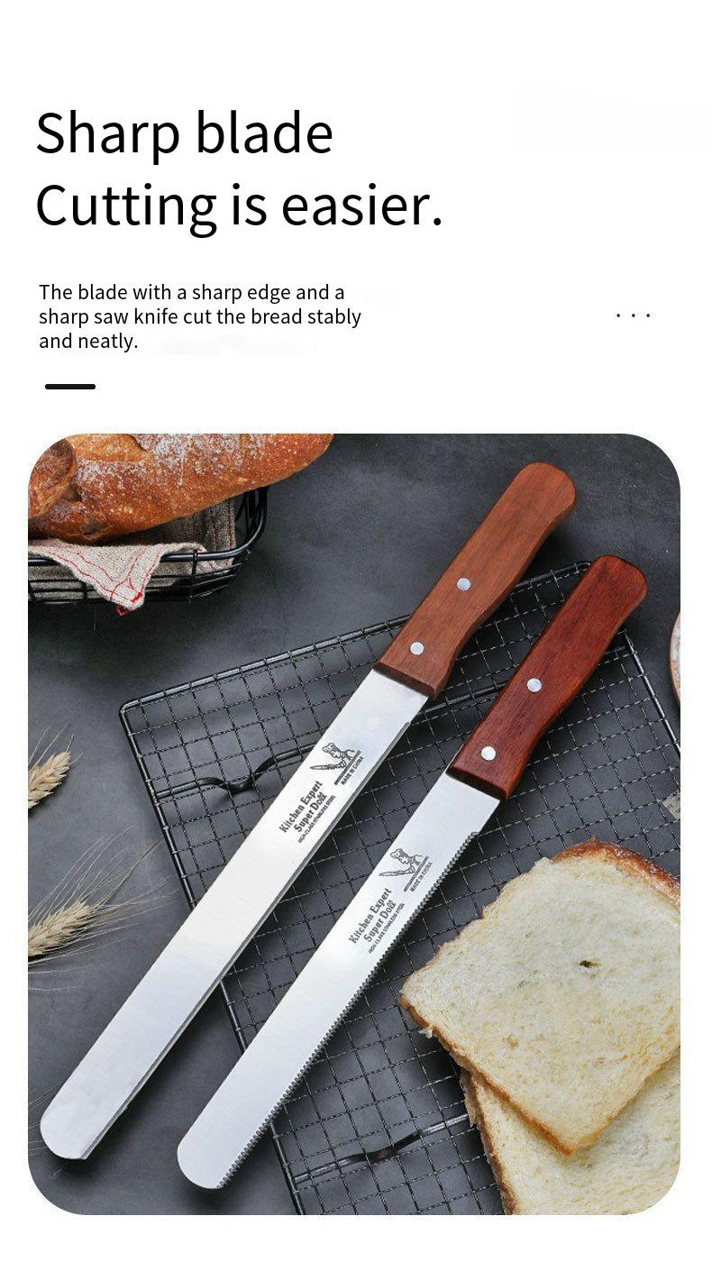 [Ready Stock] 8"/10"/12"/14" Bread Knife Cake Knife kek Pisau Roti ...