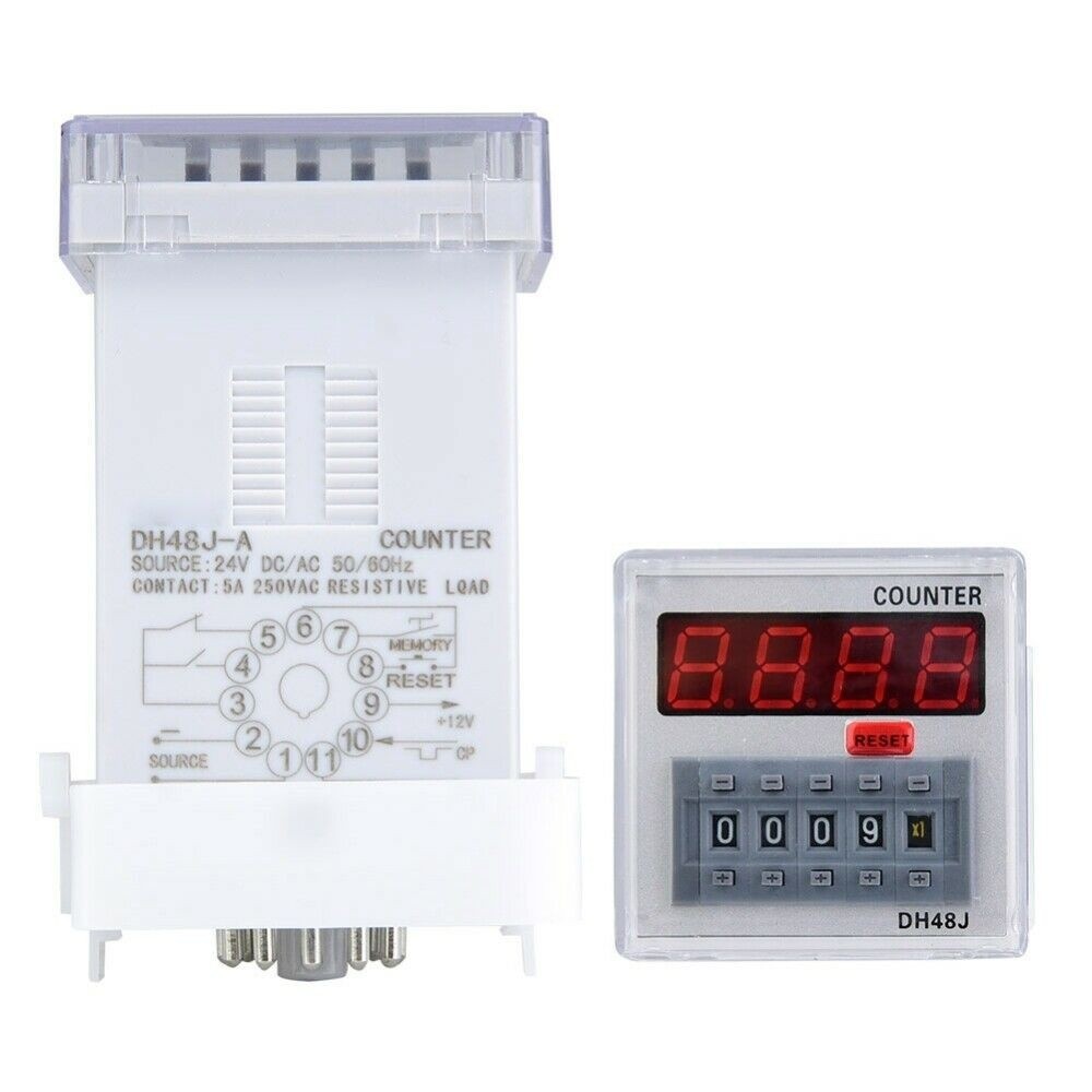 New Arrival~Workshop Factory Digital Counter Delay Time Relay 11-Pin ...