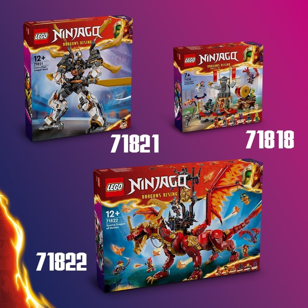 LEGO 71821 Ninjago Cole's Titan Dragon Mech Building Toy Set (1055 ...