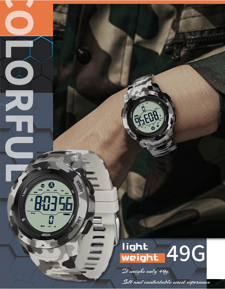 Sanda Multi functional Calorie Mileage Outdoor Waterproof Sports Men's ...