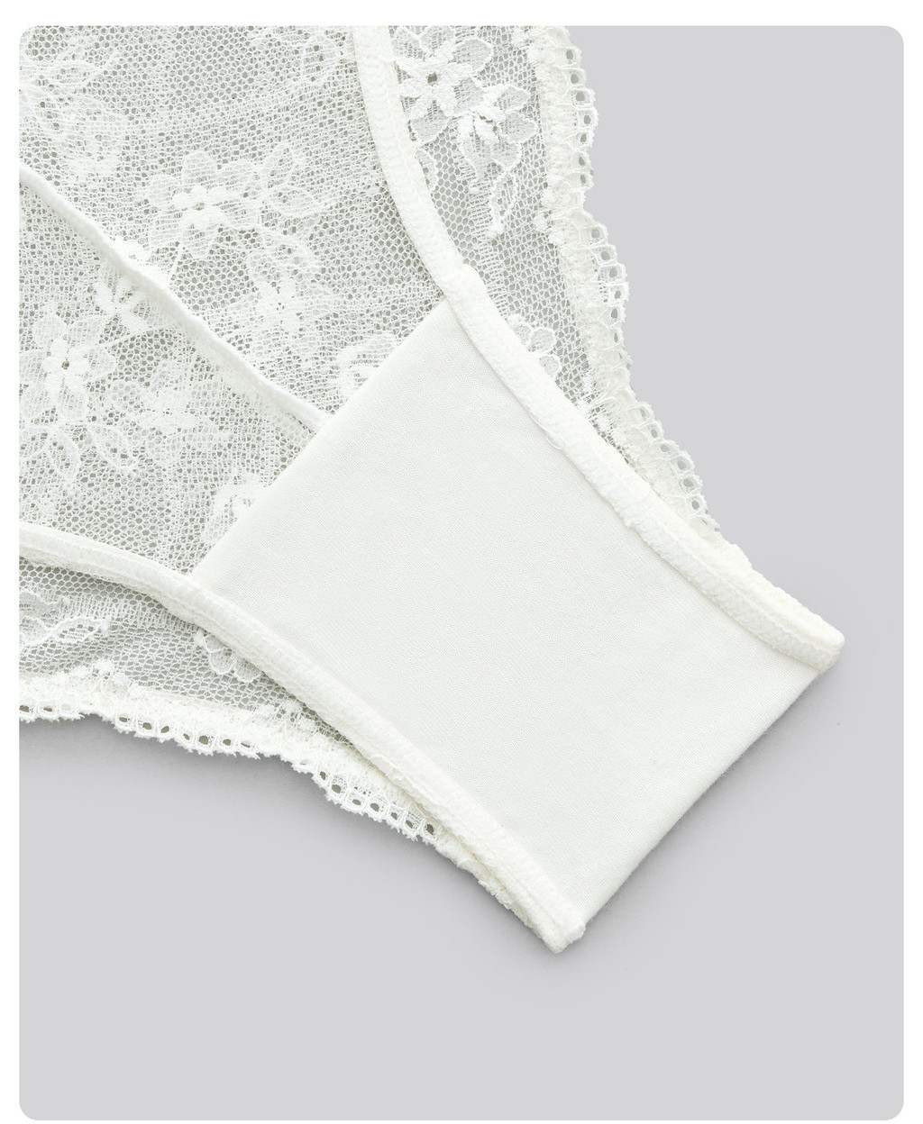 6IXTY8IGHT CATALINE P SOLID, Lace Cheeky Brief Panty Mesh Fabric Low ...