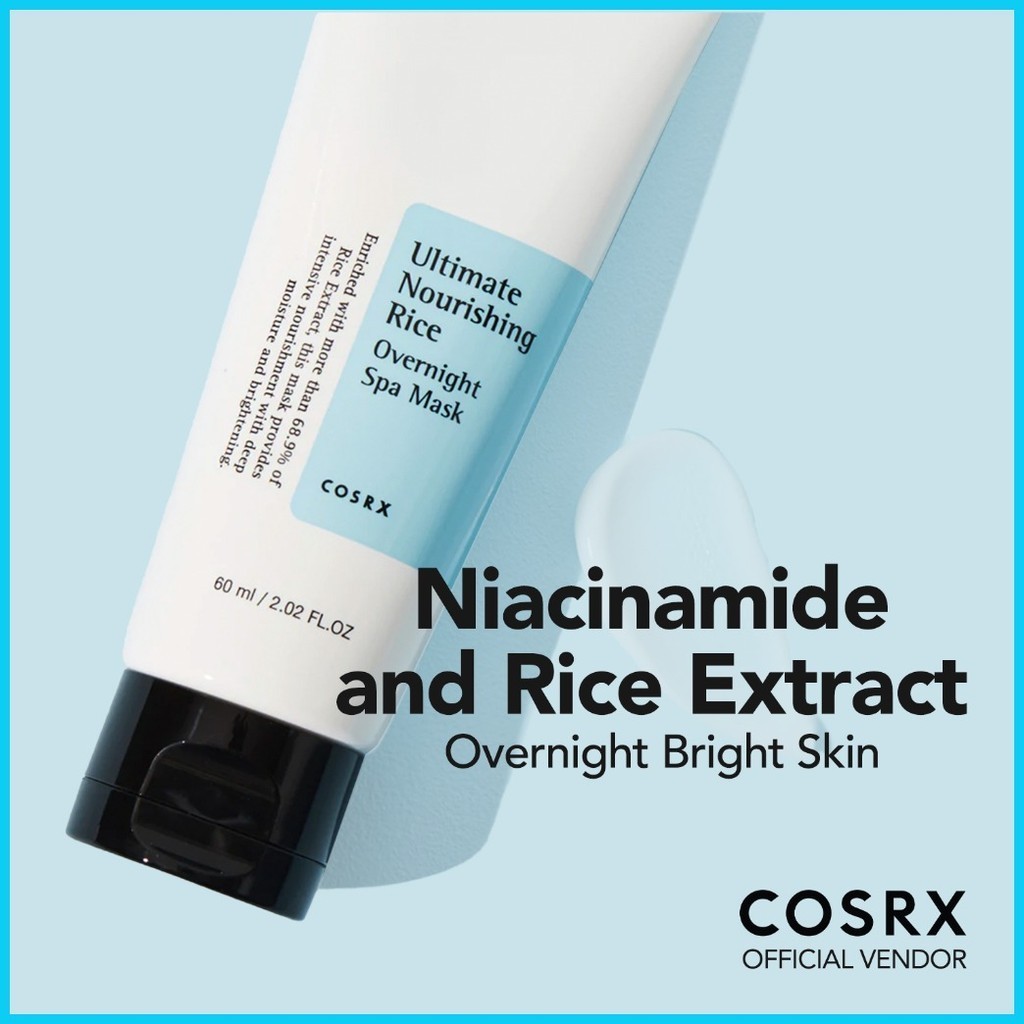 COSRX Ultimate Nourishing Rice Overnight Spa Mask 60ml | Shopee Malaysia