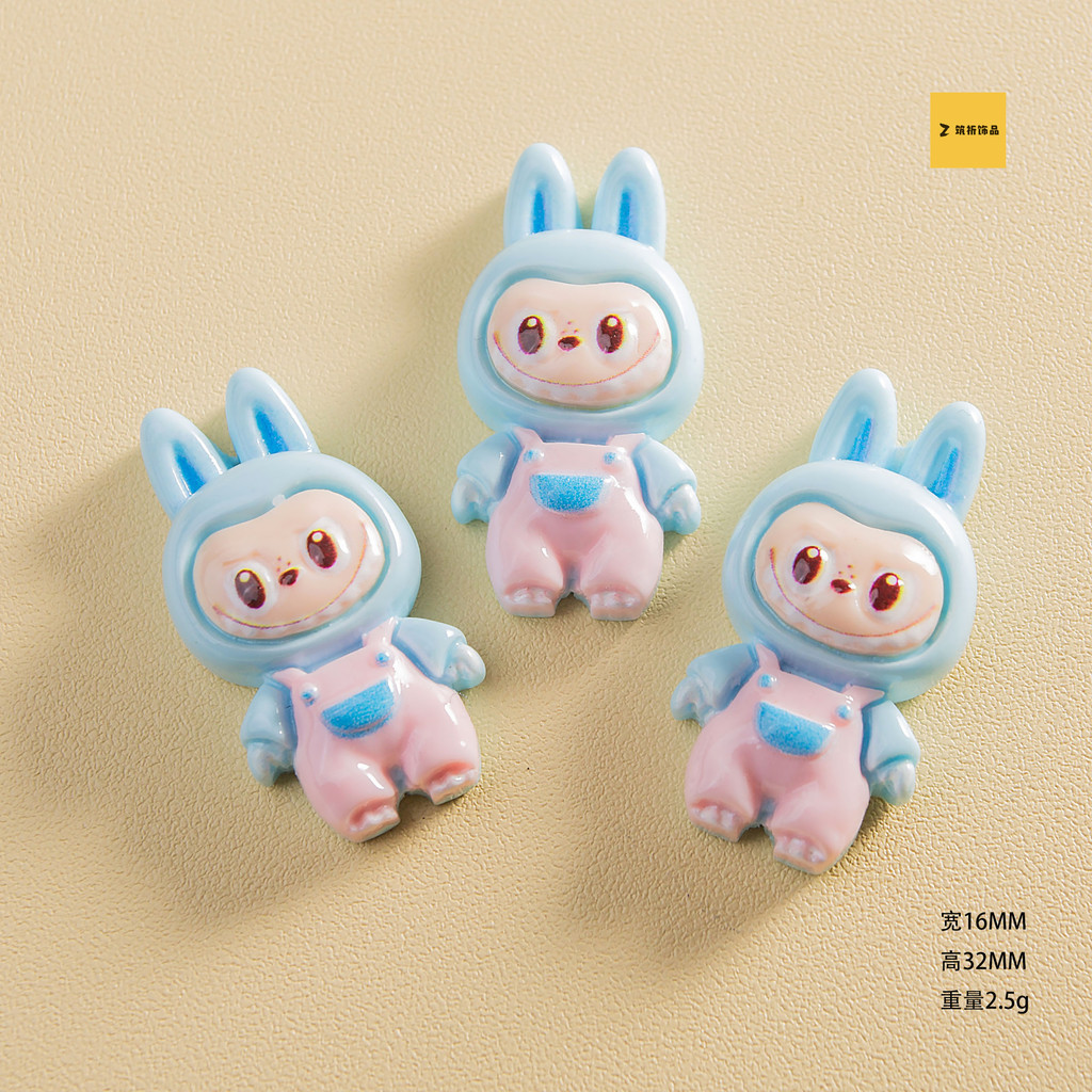 Cartoon Labubu Doll Jibitz croc Labubu Macaron Jibits Charm Animal Croc ...