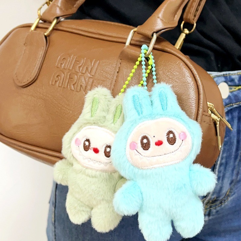 [ Featured ] Labubu Plush Doll Keychain - Cartoon Small Sheep Doll ...