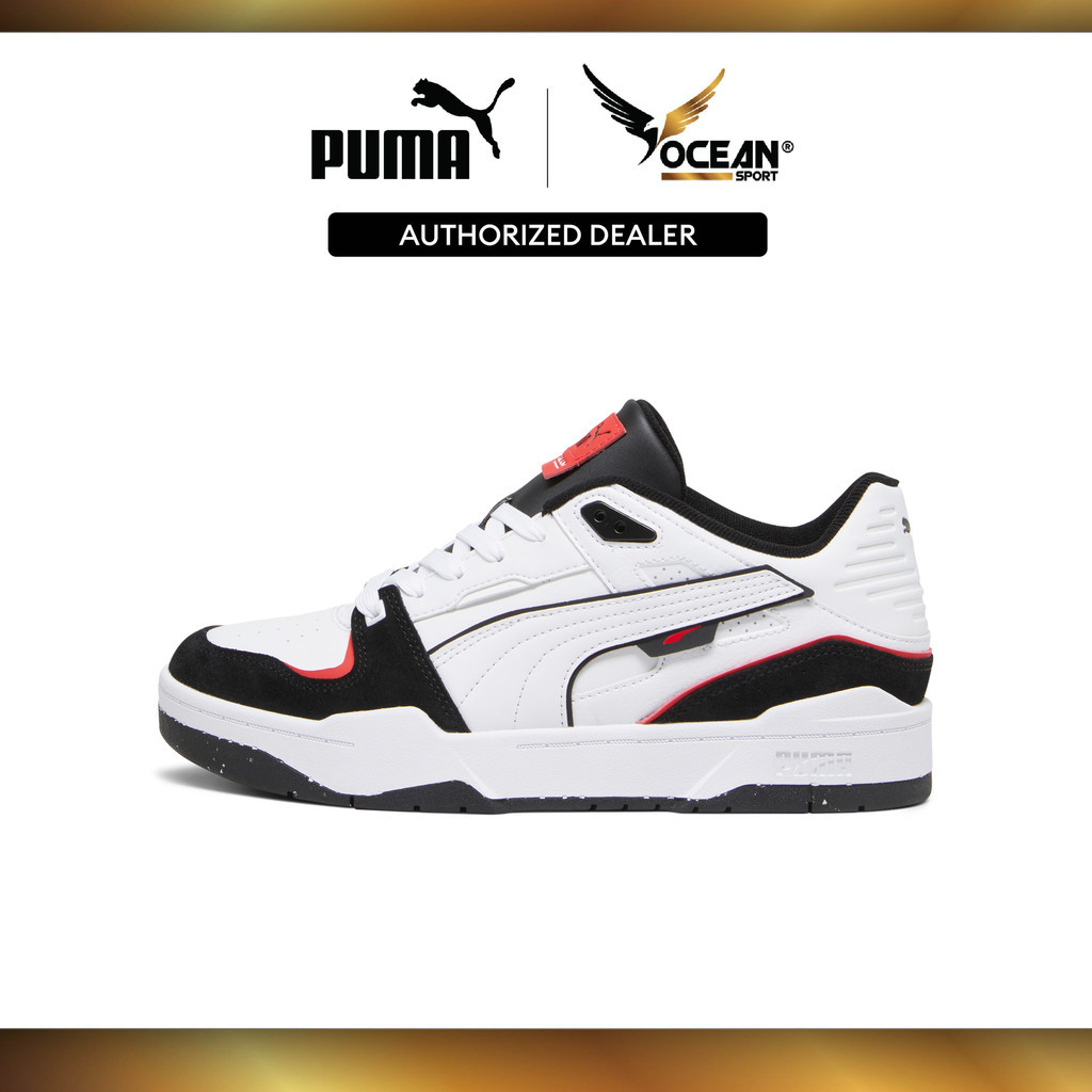 Puma Slipstream Bball Mix Sneakers (White-Black) 39378701 | Shopee Malaysia
