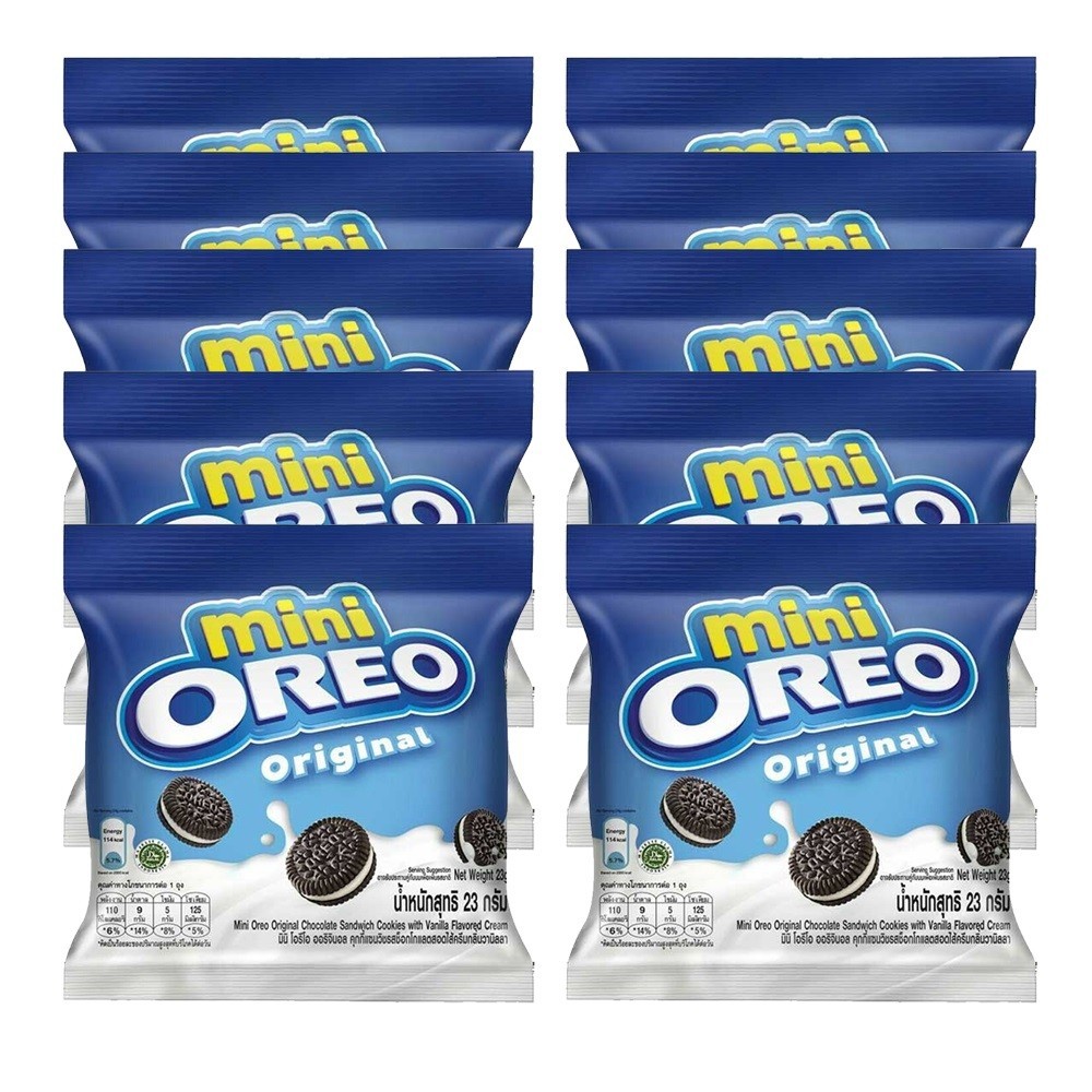 Oreo Mini Pouch Vanilla 20.4g x10 packs | Shopee Malaysia