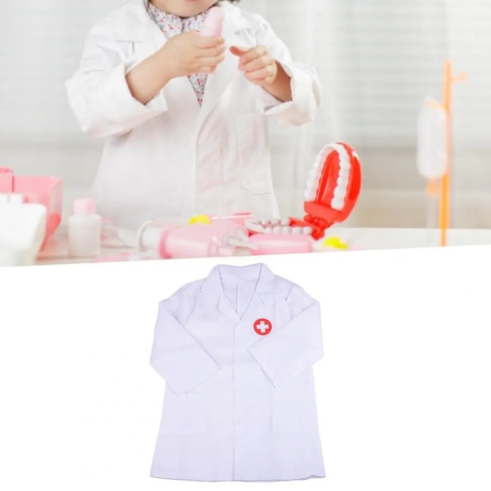 DC Medical Pretend Play Cute Kids White Pink Uniform Doctor Nurse Role ...
