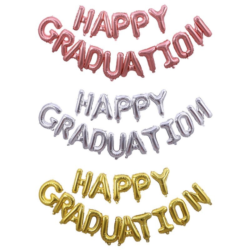 Congratulations Graduation Ceremony Decor Good Luck Graduate Foil ...