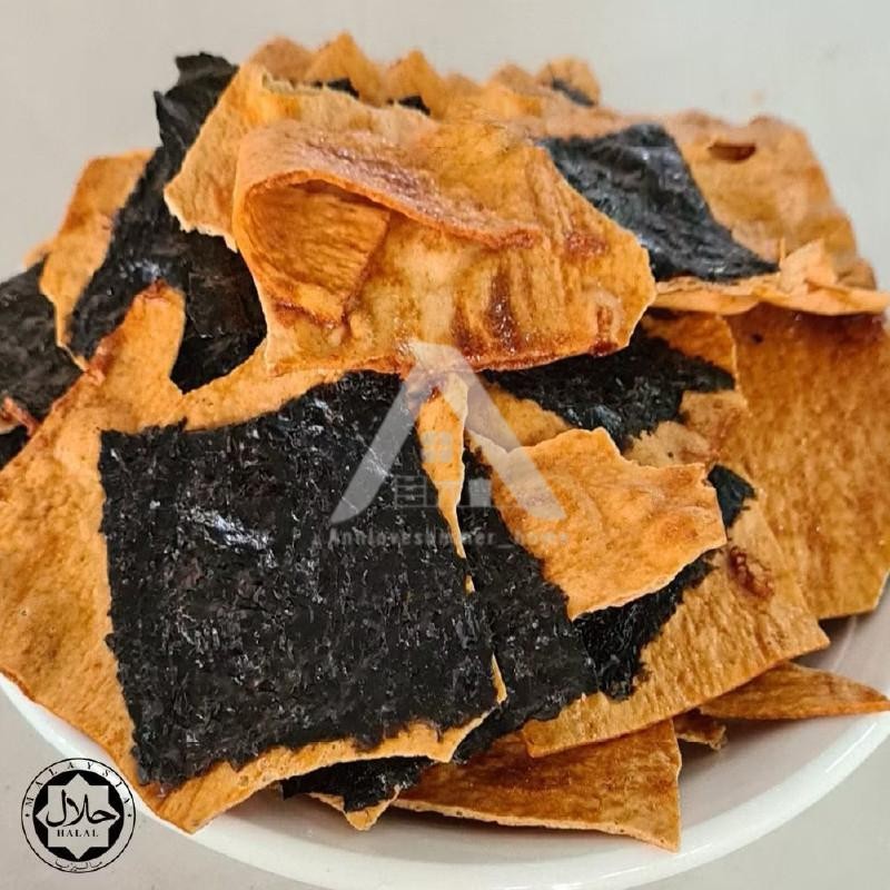 【ASH】Whale Brand 60g Sedap Crispy Halal Kerepek Rumpai Laut Crispy Cod ...