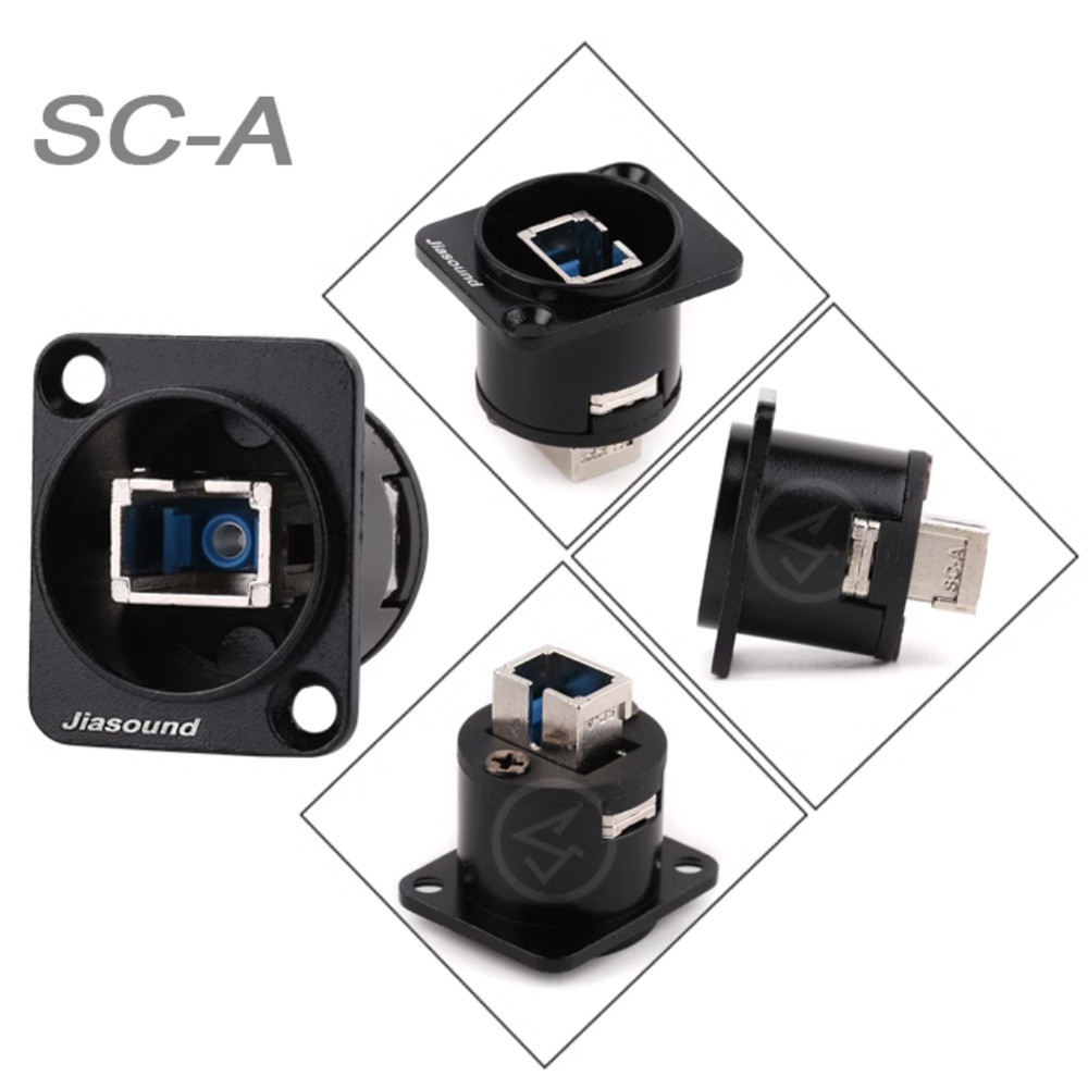 D Type Rack Patch Panel 1U Cabinet Balanced XLR BNC SDI 6.35 CAT6 USB3 ...