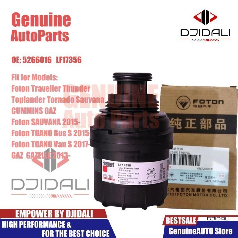 New Oil Filter 5266016 For Foton Traveller Thunder Toplander Tornado ...