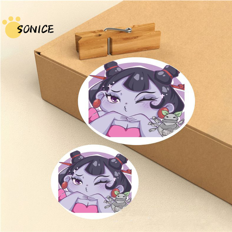 Nezha Sticker 500pcs/Roll Ne Zha Sealing Sticker DIY PVC Laptop Decals ...