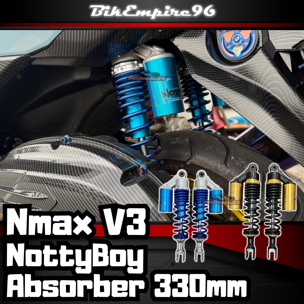 Nmax 155 V3 2025 Absorber 330mm Air Shock Absorber Rear Suspension For ...