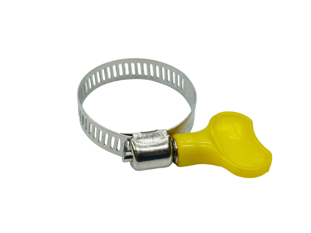 Pipe Clamp Stainless Steel 304 (18-32 Mm) With Yellow Swivel Handle ...