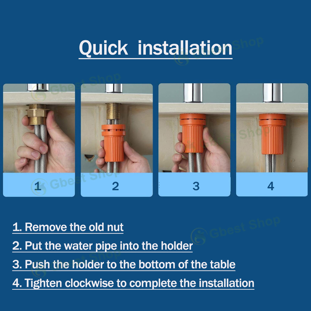 Faucet Lock nut Anti Loosening Nut basin sink tap lock paip Keran Anti ...