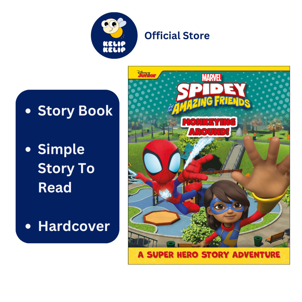 Marvel Spidey & Amazing Friends Monkeying Around Story Book For Kids To ...