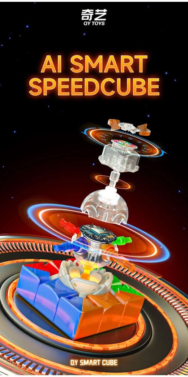 QIYI Smart Cube Speed Version 3x3 Intellignet Magic Cube AI Cube ...