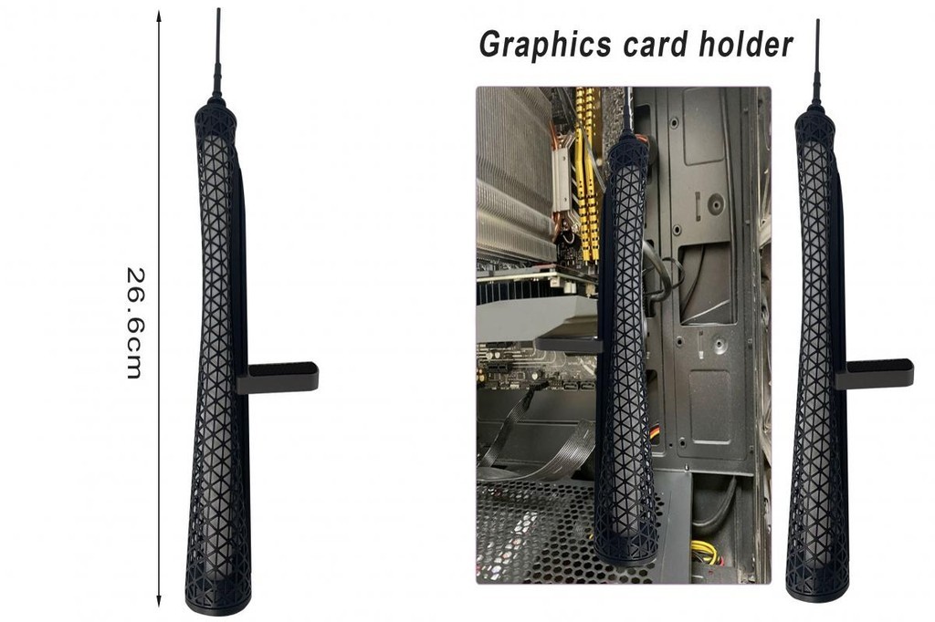 RGA Metal Gpu Support Bracket Argb Gpu Holder Adjustable Rgb Gpu Holder ...
