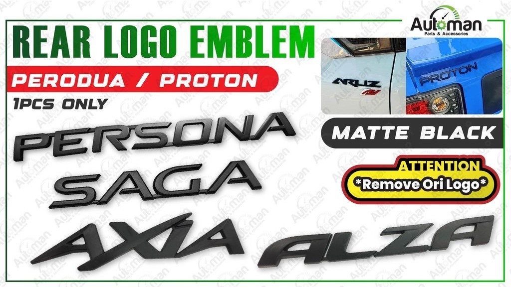 Perodua Myvi Bezza Alza Axia Aruz Ativa Proton Persona Saga Blm VVT FLX ...