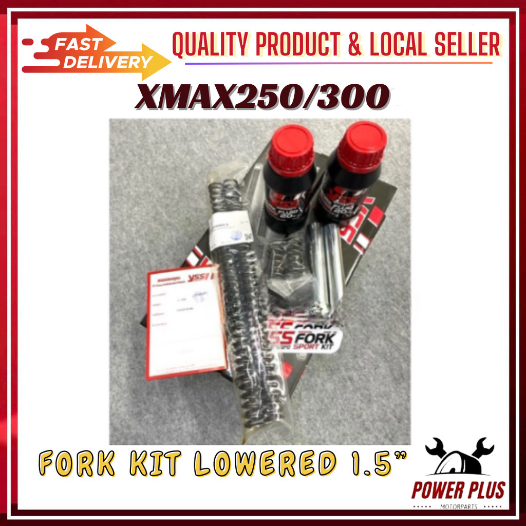 YSS Fork sport Kit Lowered 1.5” and 2” Yamaha XMAX Original YSS ...