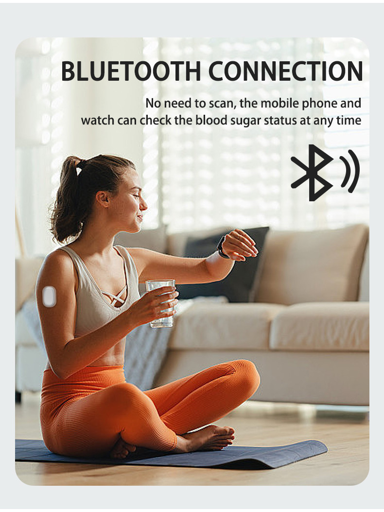 Freestyle Libre Sensor Bluetooth Scan Free Remote Data Sharing Aidex Dynamic Blood Glucose ...