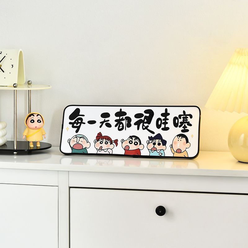[Produk baru] Crayon Shin-Chan pintu masuk masuk rumah komputer meja ...