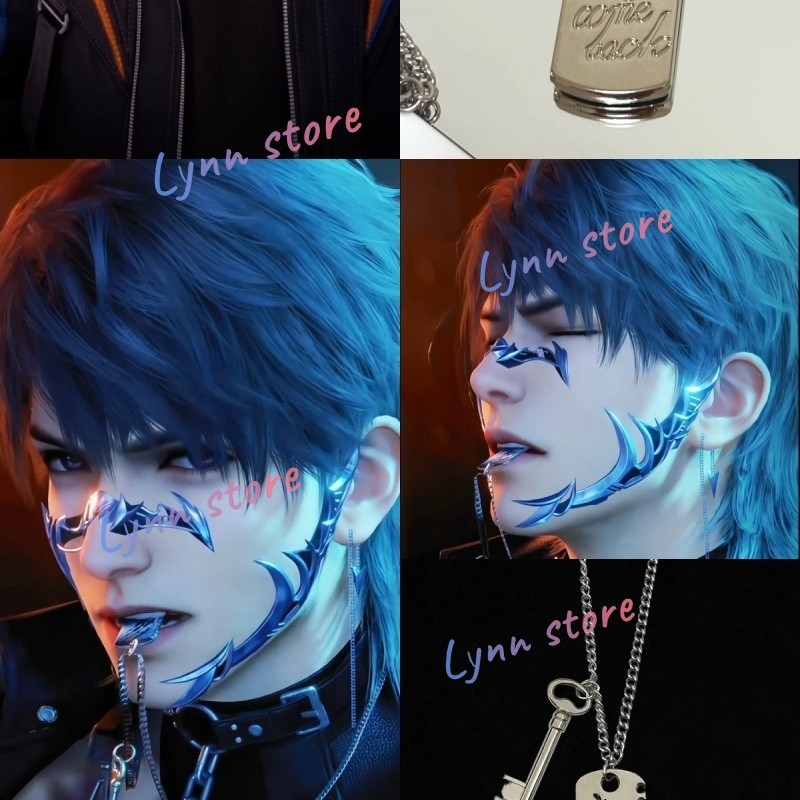 LOVE AND DEEPSPACE CALEB Necklace Intaglio/Relief Carving "When U Come ...