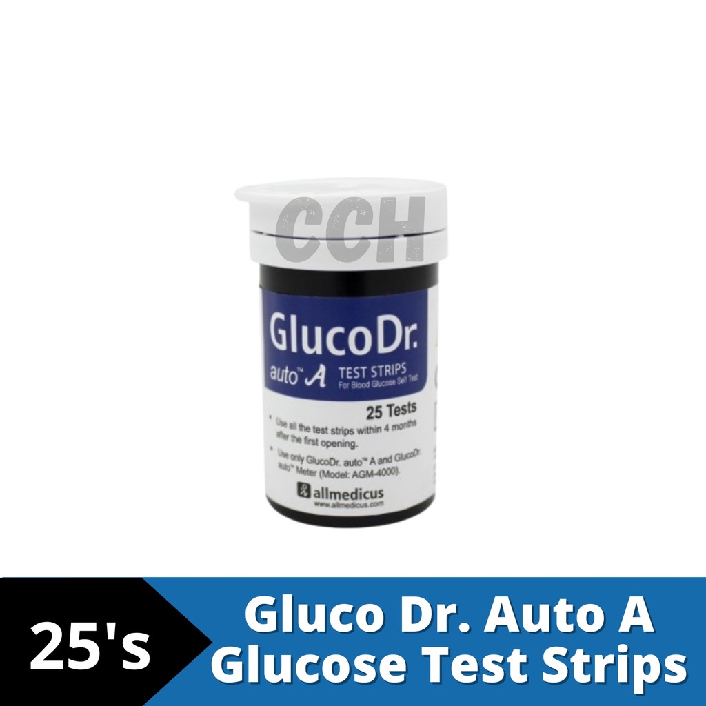 GLUCO DR. AUTO A GLUCOSE TEST STRIPS 25'S | Shopee Malaysia