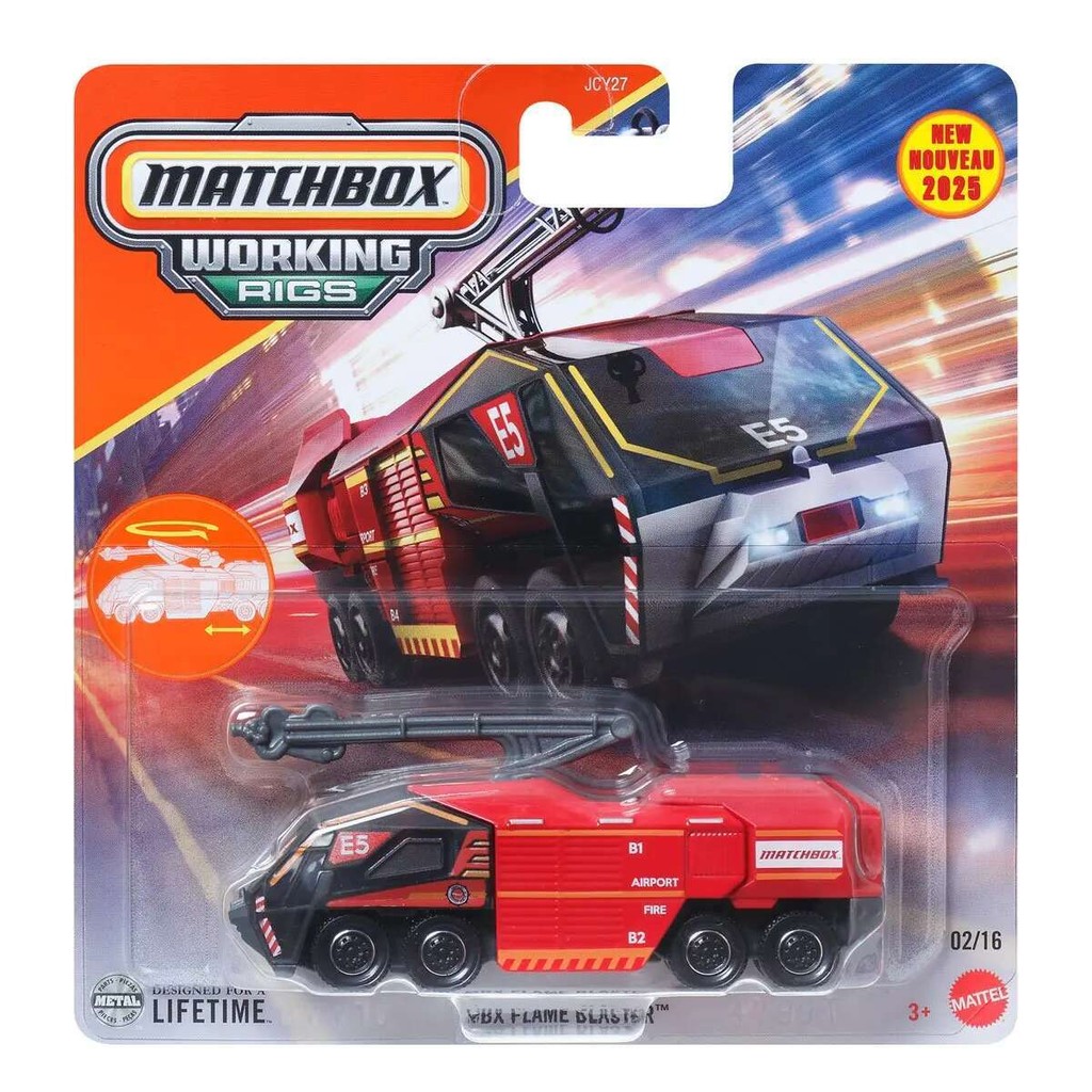 Matchbox Real Working Rigs 2025 1:64 Scale Die-Cast Metal Model Cars ...