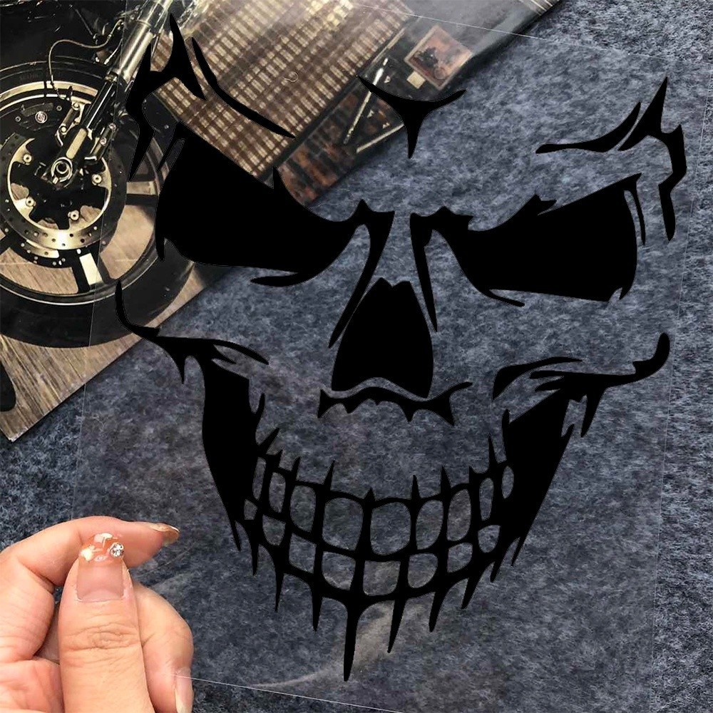 JDM Skull Bones Reflective Motorcycle Thai Thailand Sticker Decal for ...