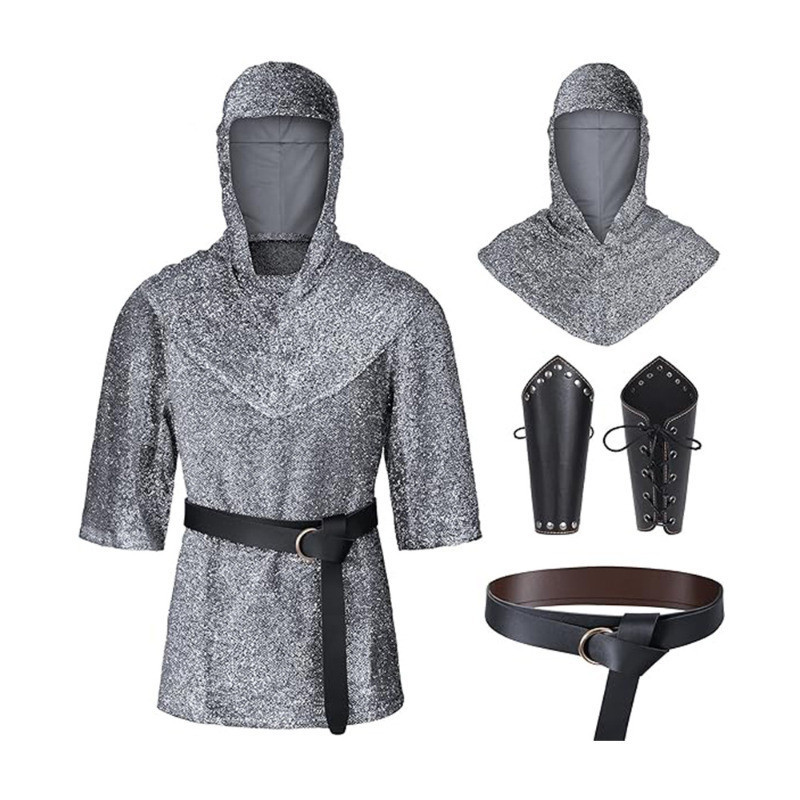 Renaissance Medieval Noble Knight Cosplay Costume Men's Halloween ...