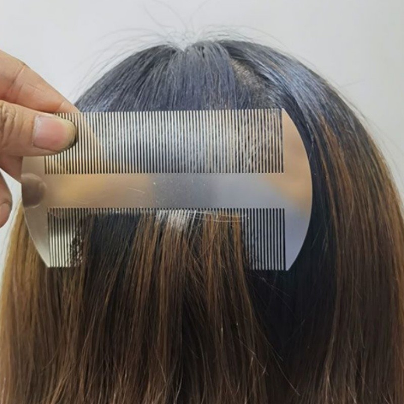 Ultra-dense stainless steel Grate louse comb encrypted dandruff ...
